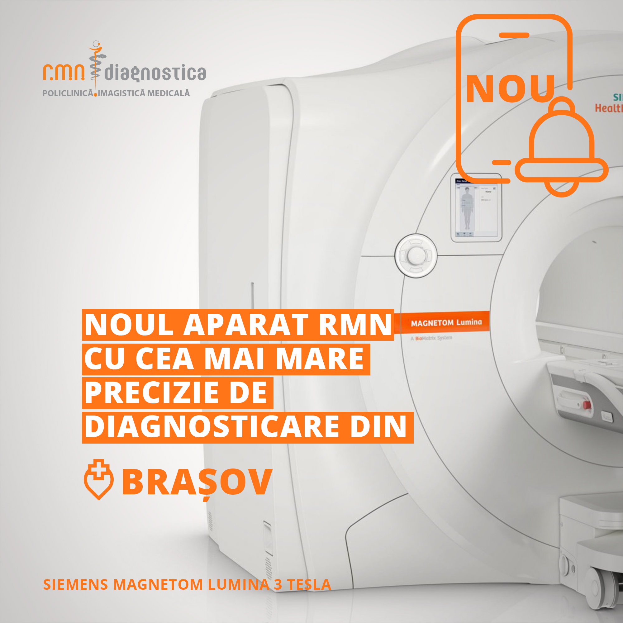 Noul aparat RMN cu cea mai mare precizie de Diagnosticare din Brașov ...