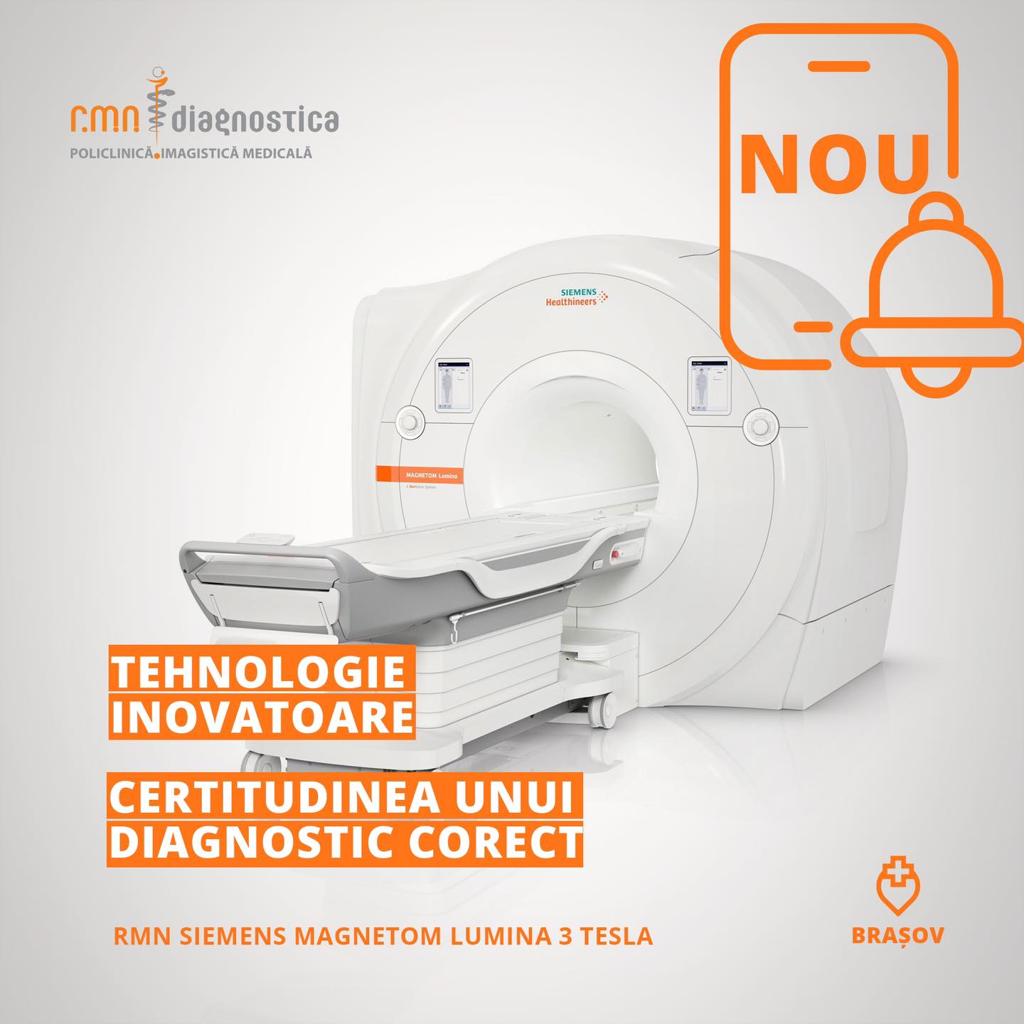 Noul aparat RMN Siemens Magnetom Lumina 3 Tesla este la RMN Diagnostica ...